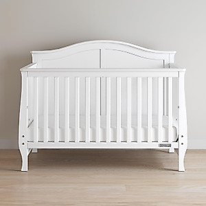 Child Craft Camden Crib, Dresser and Chest Nursery Set, 3-Piece, Includes 4-in-1 Convertible Crib, Dresser and Chest, Grows with Your Baby (Matte White)