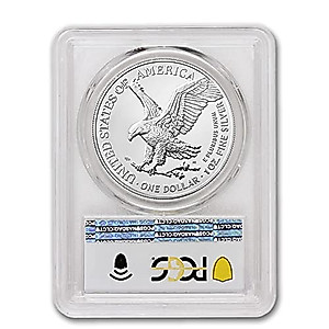 2022 1 oz American Silver Eagle MS-70 (First Day of Issue - Flag Label) $1 MS70 PCGS