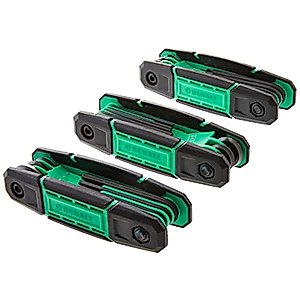 Amazon Brand - Denali 25-Key Folding Hex Key Set, SAE (5/64"-1/4"), Metric (1.5MM-8MM), and Star Allen Wrenches (T9-T40)