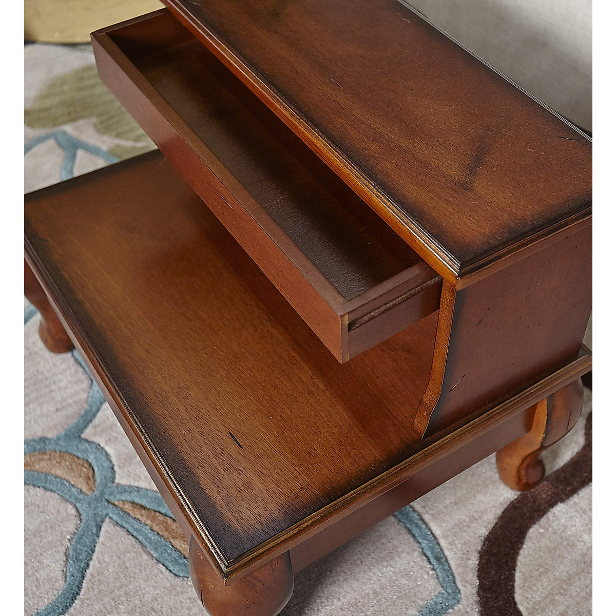 Powell Attic Cherry Bed Steps