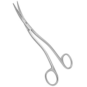 MAKER AND MARKET Premium Embroidery Scissors Set of 3 Kit - Double Bent Offset Duckbill, Spring Action Curved Blade and Double Bend Long Applique Needlepoint with Pouch Sleeve (Satin)