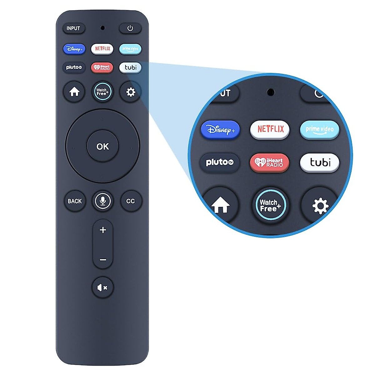 XRT260 Replacement Voice Remote Control for Vizio V-Series M-Series P-Series 4K HDR Smart TV，Compatible with Vizio TV V435-J01 V505-J01 M43Q6-J04 M50Q6-J01 M50Q7-J01 P65Q9-J01 P75Q9-J01 P85QX-J01