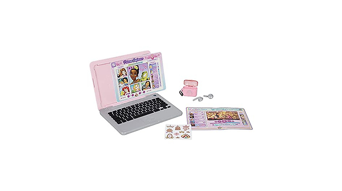Disney Princess Pretend Laptop - 5 Fun Play Modes