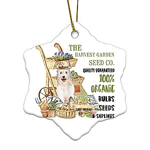 Memorial Pendant Christmas Ornaments Organic Bulbs Seeds & Saplings The Dog Pet Owner Vegetables And Flowers Harvest Garden Christmas Keepsake Pendant Decorations Ornament Gifts Hanging Ornament for C