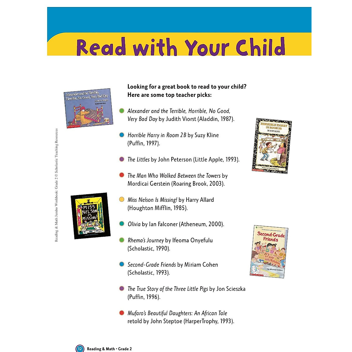 Scholastic Success with Reading and Math Jumbo Workbook