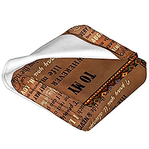 AJIIUSV Grandson Gifts Blanket from Grandma Grandpa Birthday Gifts for Grandson Throw Blankets to Grandson from Grandparents Thanksgiving Valentines Day Graduation Gifts 50"x60"