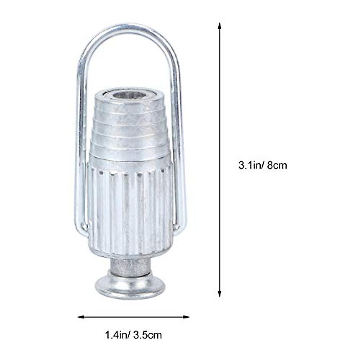 TOPBATHY Clothesline Tightener Sunline Line Tight Grips Tools Aluminium for Pulleys and Fixed Clothes Lines Household Laundry Supplies 2pcs