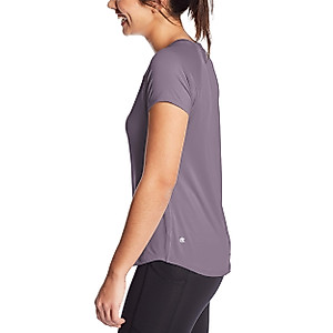 C9 Champion Women's Soft Tech Tee, Mauve Mist Purple, Large
