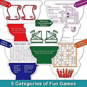 Toilet Games for Adults - Toilet Tattle Hilarious Gift for Couples Random Cool Stuff, Husband Gifts from Wife Funny Couples Gifts, Relationship Conversation Starter, Sudoku, Crossword, Word Search