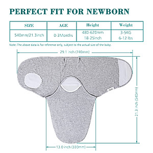 Baby Swaddle Blankets,Soft and Cozy Organic Cotton Black Swaddle Wrap Receiving Blankets for Baby Girl Boy, 0-3 Months