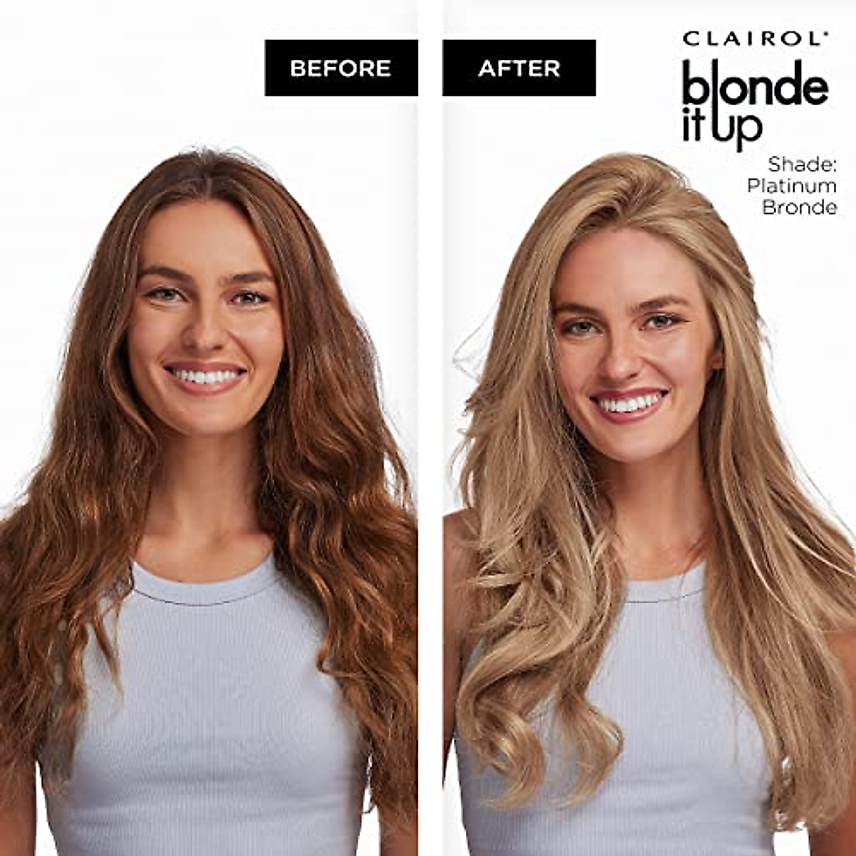 Clairol Bronde It Up Permanent Hair Dye, Platinum Bronde Hair Color, Pack of 1