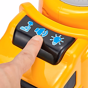 Kids Construction Trucks Toys for 3 4 5 6 Years Old Toddlers Kids, Car Toys Set with Sound and Light, Toy Vehicles in Friction Powered Carrier Truck, Christmas Birthday Gifts for Boys and Girls