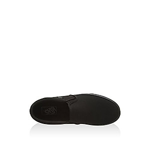 Vans Men's Low-Top Sneaker, Black Canvas Black B, 9.5