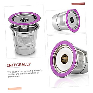 OSALADI Coffee Capsule Cup Espresso Shot Tea Diffuser Coffee Accessory Coffee Filter Espresso Machine Accessories Portable Water Filter Coffee Filter Cup Stainless Steel