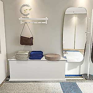 40" Storage Chest Trunk, Modern Wood Chest Kids Toy Box Organizer with Lift Top and 2 Safety Hinges Sturdy and Large Storage Trunk for any Playroom, Bedroom and Living Room