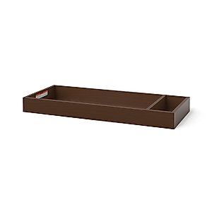 Child Craft Kieran Changing Table Topper, Convert Dresser into a Changing Table Surface, Securely Attaches, Non-Toxic, Baby Safe Finish (Toasted Chestnut)