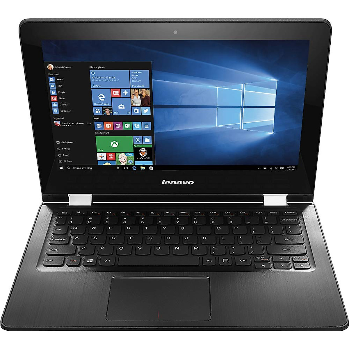 Lenovo Flex 3-1130 2 in 1 Touch-Screen Laptop 11.6" (Intel Celeron N3050 1.60 / 2.16GHz, 4GB Memory, 500GB Hard Drive, Black)