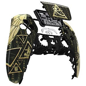 eXtremeRate Eye of Providence Pyramid Touchpad Front Top Shell Compatible with ps5 Controller BDM-010 BDM-020 030 040, DIY Replacement Shell Custom Touch Pad Cover Compatible with ps5 Controller