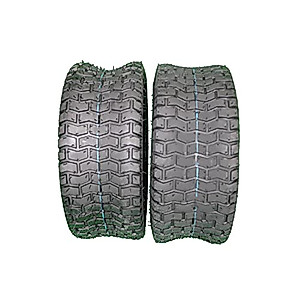 (Set of 2) 15x6.00-6 4 PLY TURF TIRES FOR LAWN & GARDEN ATW-001
