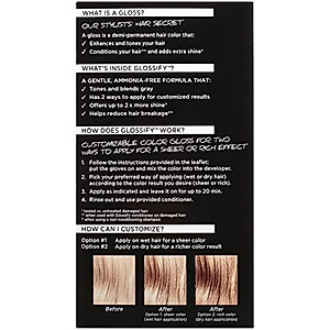 Schwarzkopf Glossify Customizable Color Gloss, Natural Beige