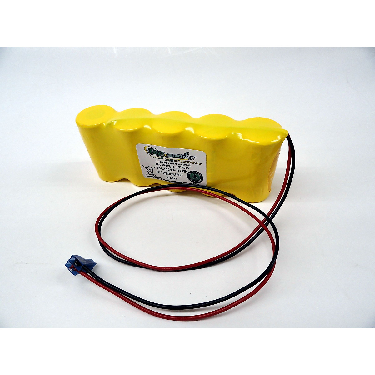 2PC Sure-Lites SL026139, 026-139,17934-P, Emergency Lighting Battery