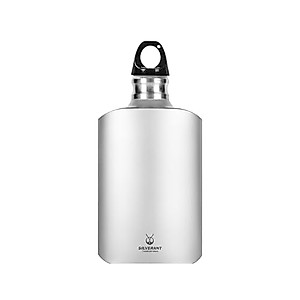 SILVERANT Titanium Water Bottle Lid Replacement for 800ml/600ml Slim Water Bottle Sandblasted & Crystallized