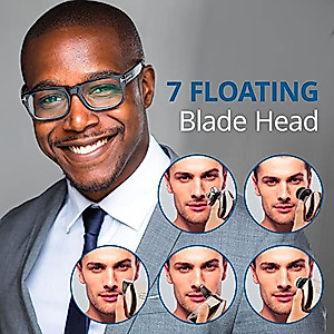 AidallsWellup Head shavers for Bald Men, Anti-Pinch Bald Head shavers for Men, Electric Head Shavers for Men, Maquina De Afeitar para Hombre, Head Shavers for Bald Men Wet and Dry, Powerful