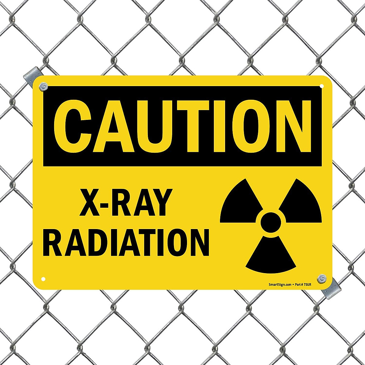 SmartSign “Caution - X-Ray Radiation” Sign | 10" x 14" Plastic