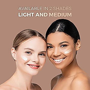 CULLER BEAUTY Self Adjusting Foundation with SPF 50 - Instant match for all your shade needs (Light)