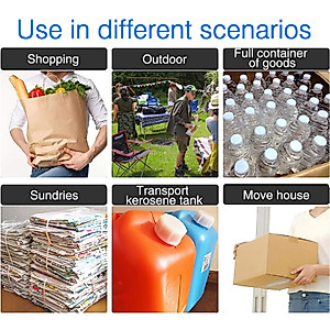 Folding Hand Truck, 165lbs Load Stair Climbing Cart with Silent Wheel, Light Weight Portable Folding Dolly Multi-fuctional Foldable Hand Cart Heavy Duty Utility Cart for Home Office & Travel Use