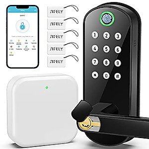 Sifely S Model Smart Lock, Gateway and Fobs Bundle