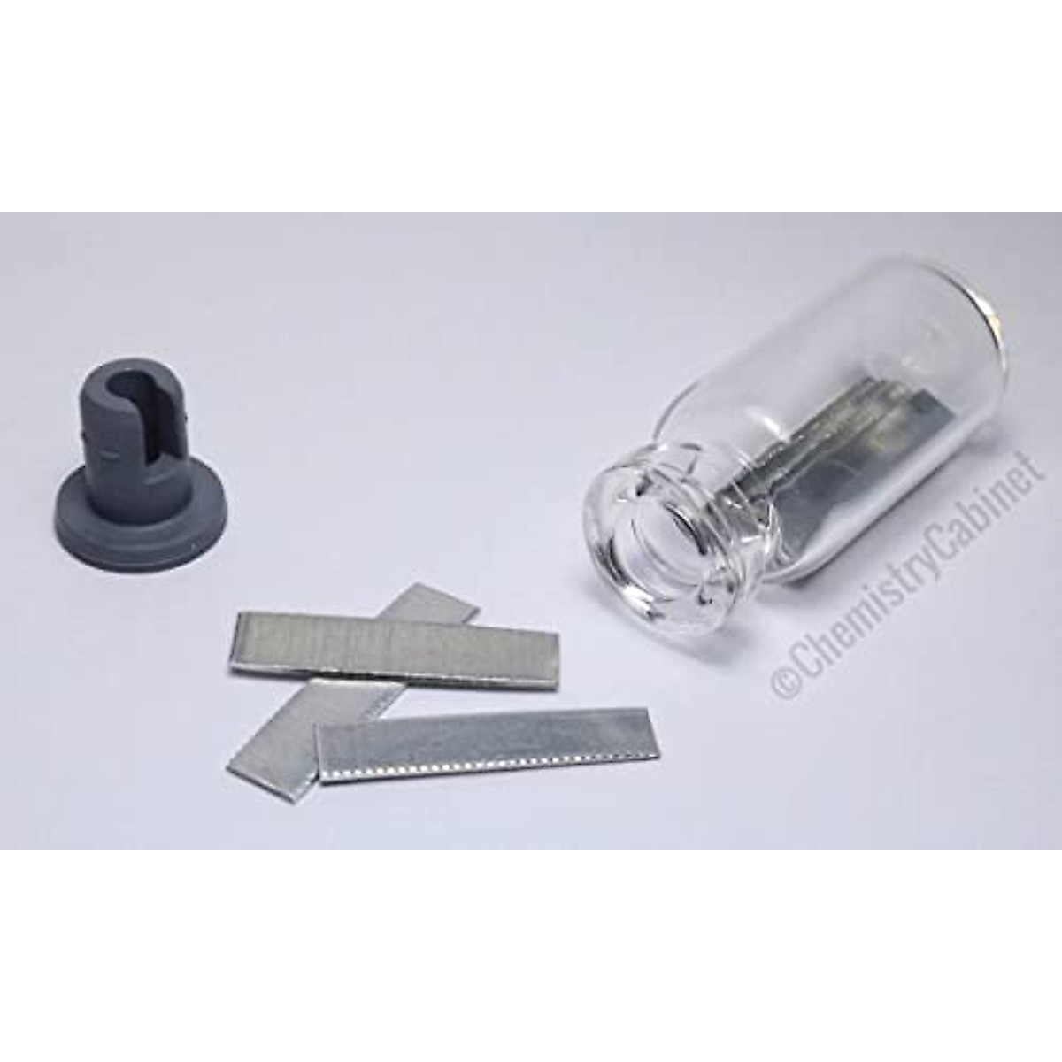 Zinc Metal 99.99% Pure Strips/Electrode Element 30 Zn Chemistry Sample - Science experiment - Chemistry kit - Periodic Table, Element Collection, Post-Transition Metals