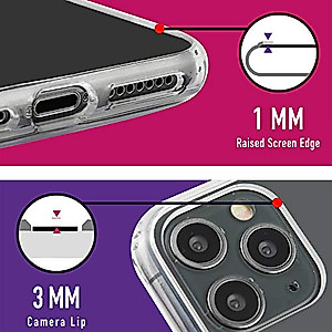 PHONEE iPhone 11 Pro Max Case Clear (1.5mm Thick) Ultra-Slim Design with Shock Absorption Bumper for Screen Protection - Durable Silicone for Premium Grip