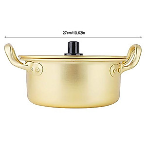 Ramen Pot, Korean Ramen Cooking Pot Fast Noodles Cooking Pot, Korean Ramen Noodle Pot Great for Soup, Curry, Pasta and Stew(20cm)