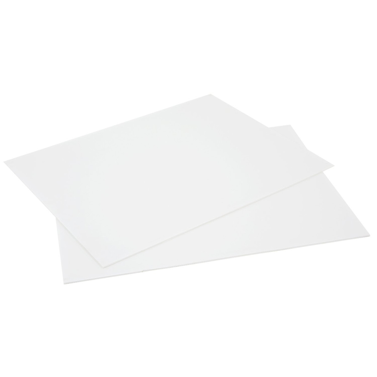 T-SIGN Corrugated Plastic Sheets Coroplast Sign Blank Board, 24 x36 Inches 3/16 Inches Thick for A-Frame Replacement Poster Sheets, 2 Pack White Blanks Sign