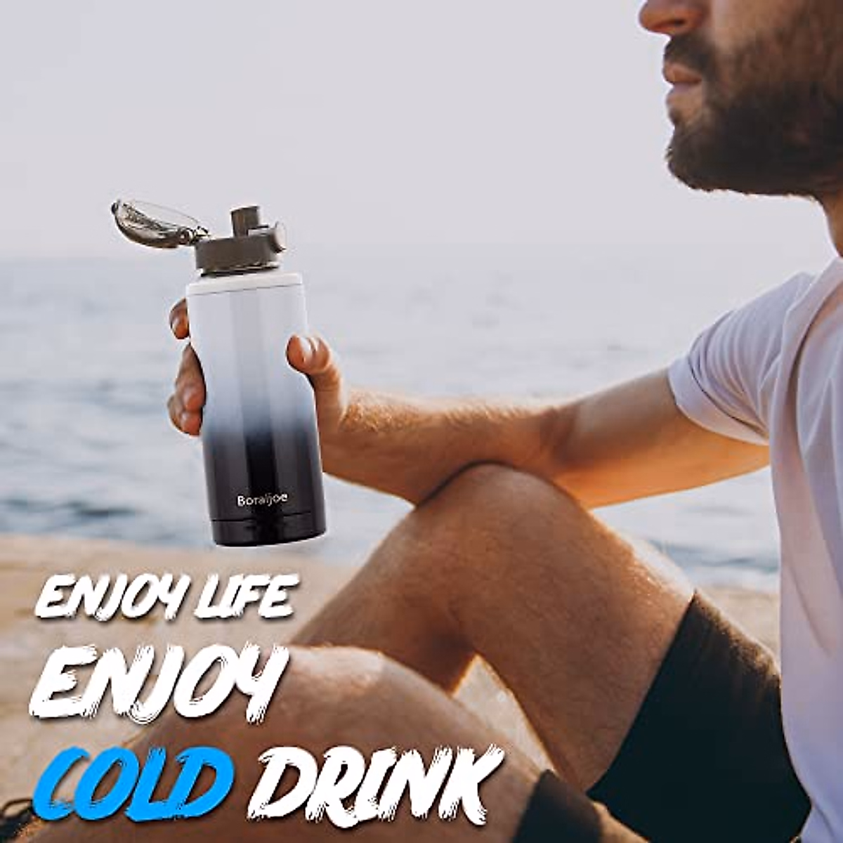 Boraijoe Skinny Can Cooler for Slim Beer and Hard Seltzer,Standard 12oz Sleeve,Double-Walled Stainless Steel Vacuum Insulated Slim Cans - Kite