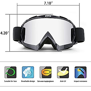 Professional Adult Motocross Goggles Dirtbike ATV Motorcycle Gafas UV Protection Motorbike Ski Snowboard Goggles