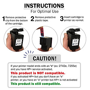 Cartlee Remanufactured Ink Cartridge Replacement for HP 64 XL 64XL for Envy Photo 6252 6255 6258 7120 7155 7158 7164 7800 7855 7858 7864 Inkjet Printers Pack Combo (1 Black, 1 Tri Color)