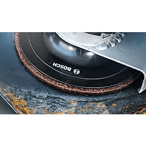 Bosch Professional 1x Expert N880 Fleece Discs (for Steel Sheets, Ø 125 mm, Grit 80/100, Accessories Random Orbital Sander)