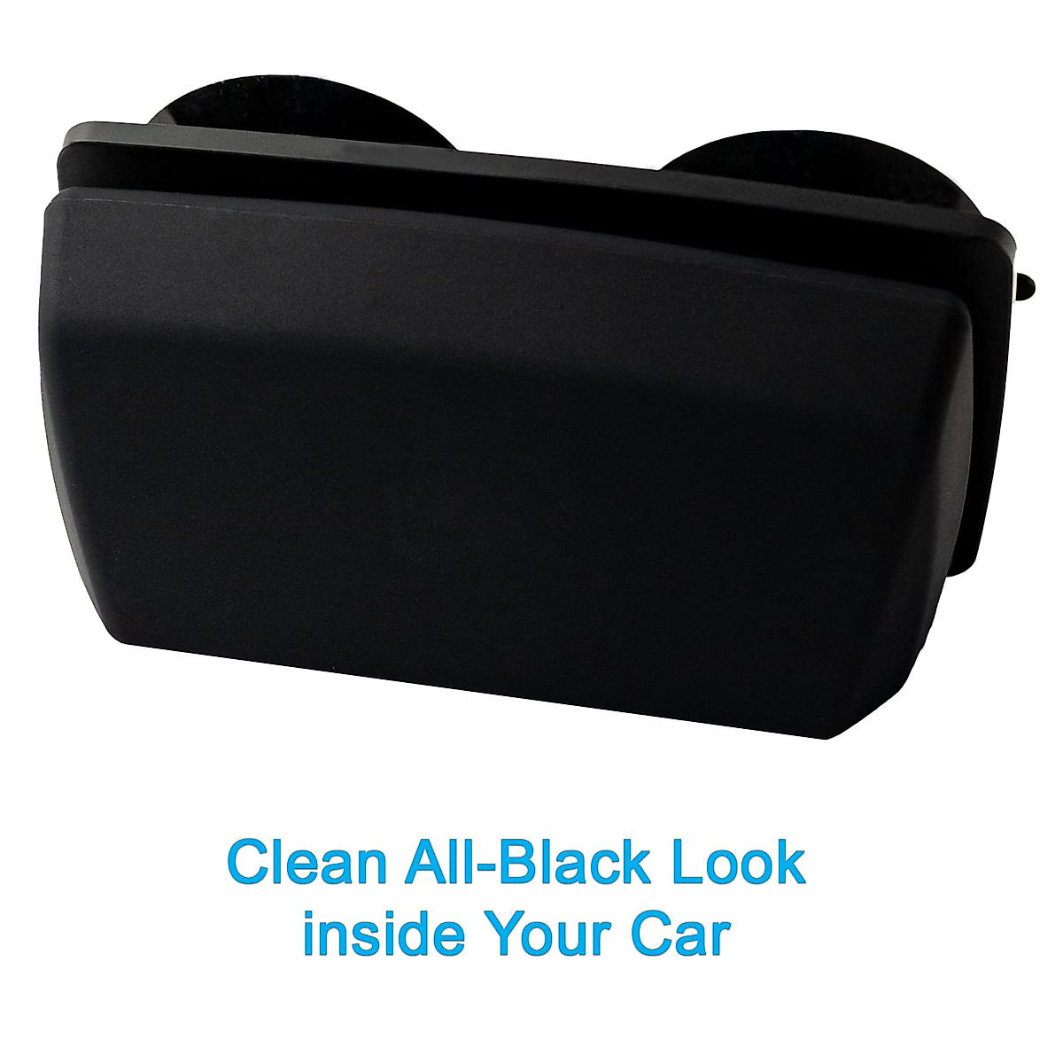 IoT Slash Silicone Skin + Plastic Holder with Strong Suction Cups: All-Black Look Inside & Outside Your Windshield with The Ultimate EZ Pass Cover/Holder (Fits EZ Pass Mini/iPass)