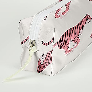 Pencil Pouch Pencil Case Pencil Bag Pen Case Pouch Box Organizer for Teen Girls Boys School Students Men Women Waterproof Zipper Pouch for Office Supplies Makeup, Tiger Decor Tiger Lover Gift