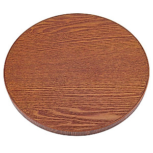 Round Serving Tray, Natural Wood Food Tray for Breakfast, Tea, Coffee Table and Dining Table