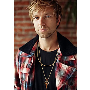 C-ZOFEK 2 PCS David Martinez Cosplay Necklaces Snake Chain Pedant Costume Accessories (David)