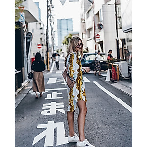 Women’s Swimsuit cover up,Silky Button Down Shirt Midi Dress Kimono,Summer Bathing Suit Beach coverups for women (CP-Aline) (Yellow Tie-dye, Small)