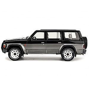 1992 Patrol GR Y60 Black and Graphite Gray Limited Edition to 3000 Pieces Worldwide 1/18 Model Car by Otto Mobile OT993