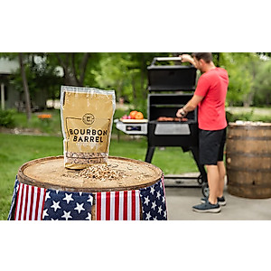 Midwest Barrel Company Genuine Bourbon Barrel Smoking Wood Chips