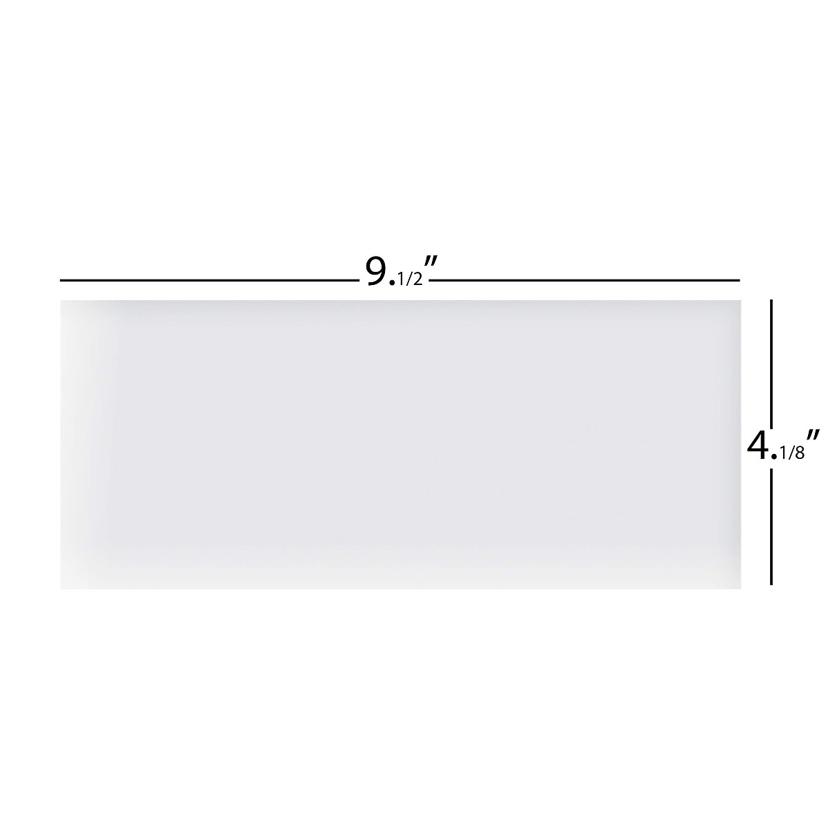 100 Mailing Envelopes, Self Seal Letter Size, Number #10 White Windowless Security Tinted Envelope, 4-1/8 x 9-1/2 Inches, Quality 24 LB