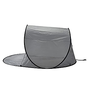 Beach House Canopy Pop Up Shade Tent with Carry Bag,UPF 30+ Sun Protection,Grey,58"x 69"