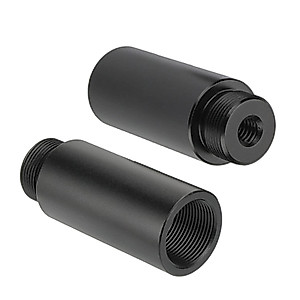 CAMVATE 5/8"-27 Female to 5/8"-27 Male Microphone Screw for Blue Yeti Nanos Mounting on Standard Blue Yeti Shock Mounts(2 inch, 2 Pieces) - 2553