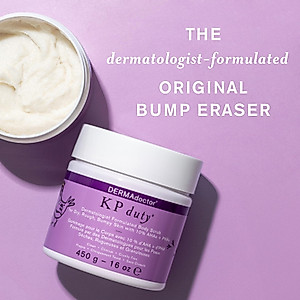 DERMAdoctor KP Bump Eraser Body Scrub Dermatologist Formulated Exfoliant | Keratosis Pilaris Treatment For Dry And Bumpy Skin 10% AHAs + PHAs - 16 fl oz